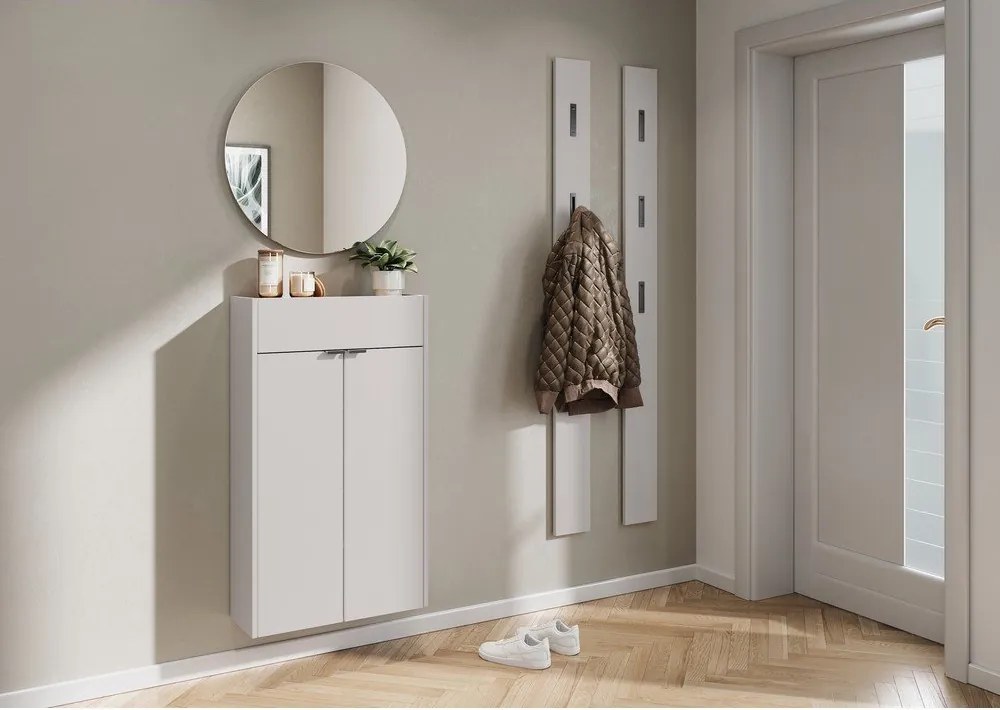 Krémová závěsná skříňka 56x97x22 cm Ameca – Germania