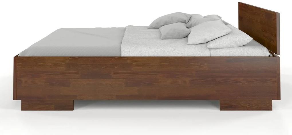 Zvýšená postel Bergman - borovice   , Borovice přírodní, 140x200 cm
