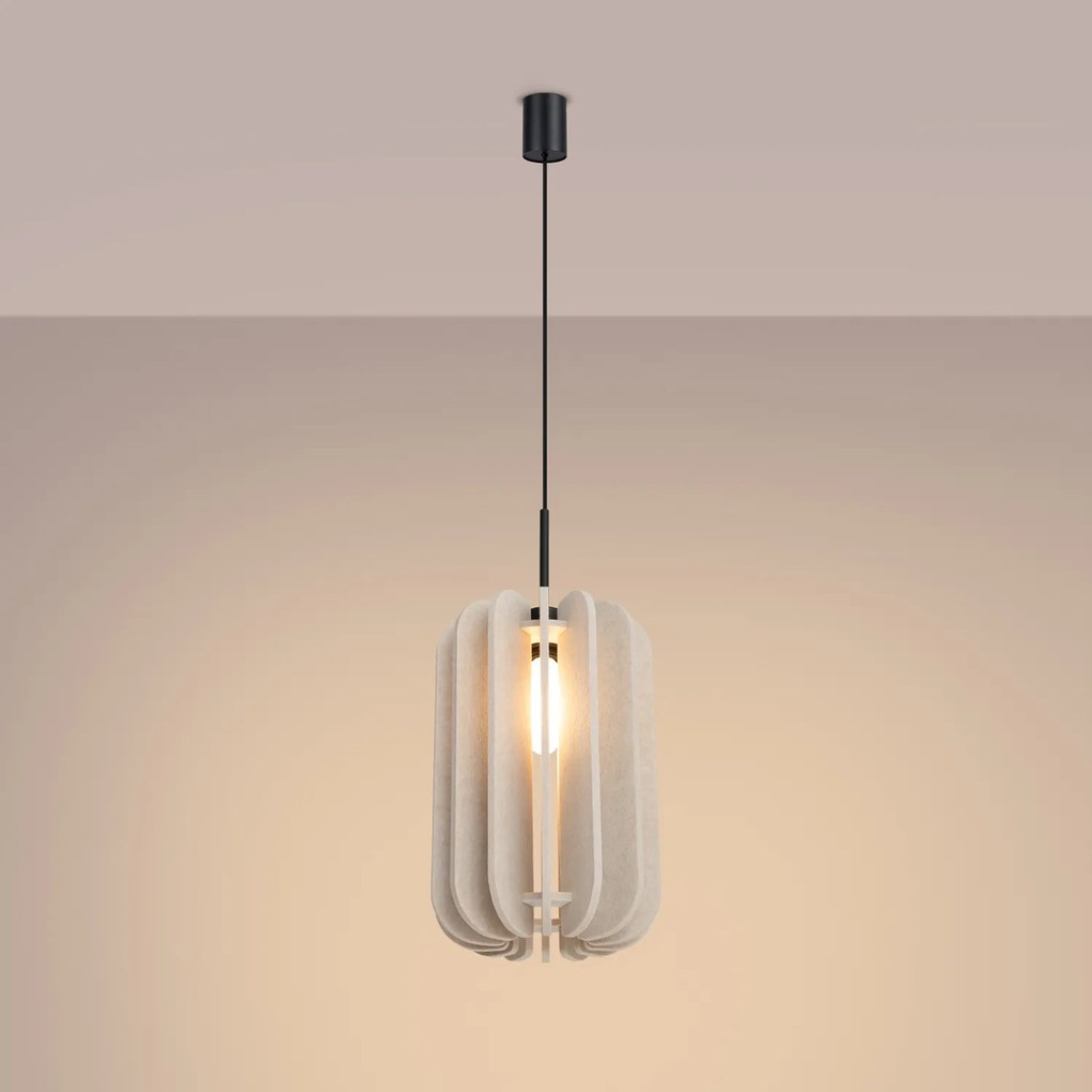 Sollux Lighting Závěsná lampa MULA 27 béžová
