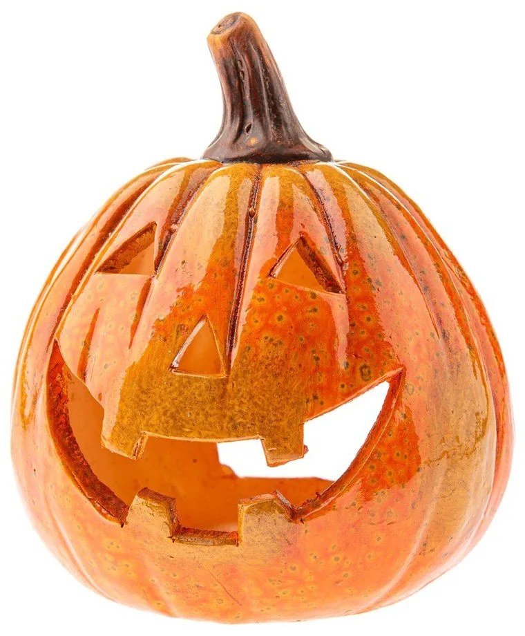 Keramický svícen s haloweenským motivem Pumpkin – Dakls