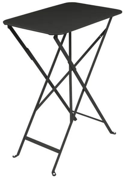 Černý zahradní stolek Fermob Bistro, 37 x 57 cm