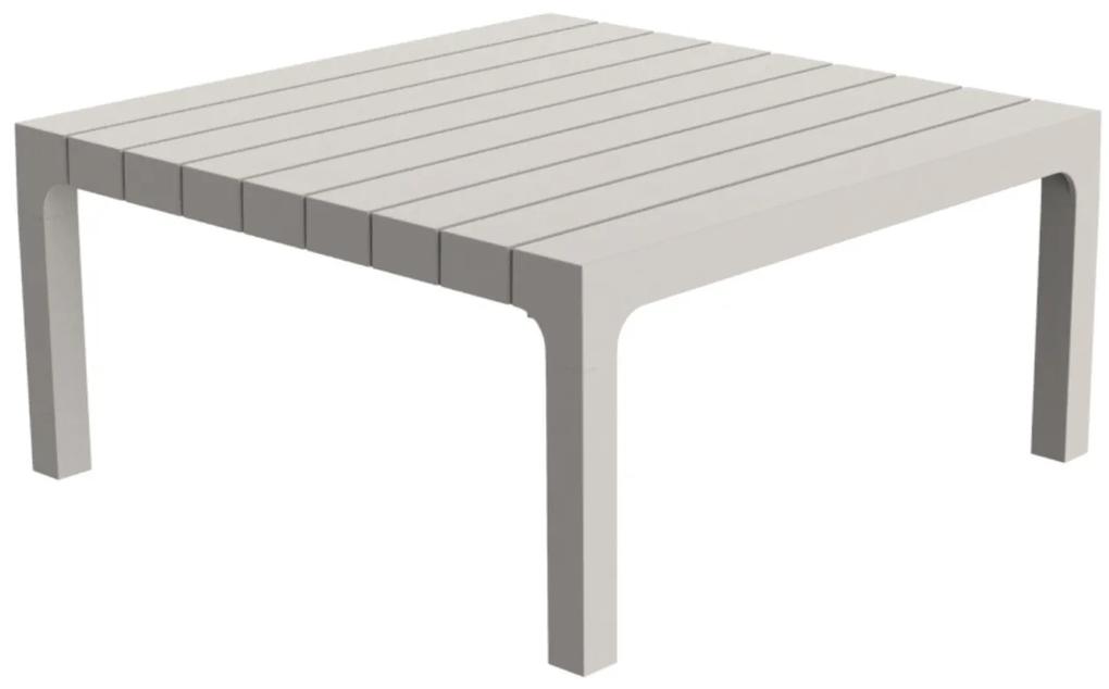OnaDnes -20% VONDOM Béžový plastový zahradní stolek SPRITZ 59 x 59 cm