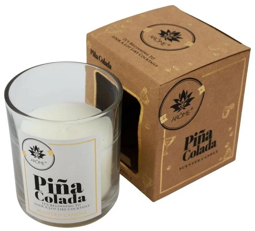 Arome Vonná svíčka ve skle Pina Colada, 125 g