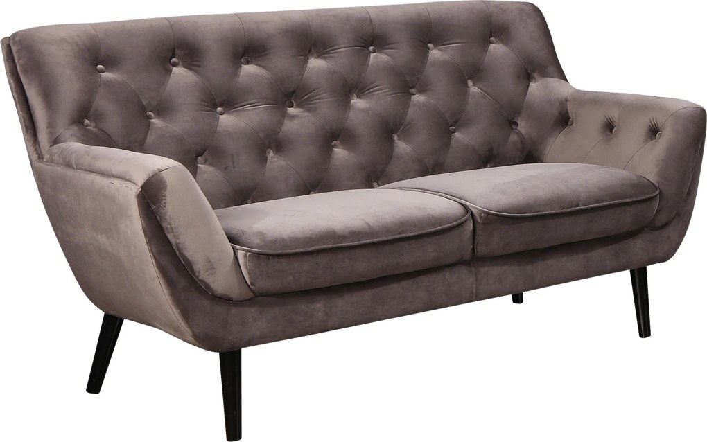 XXXLutz POHOVKA CHESTERFIELD, textil, šedá Stylife - Pohovky - 001491003202
