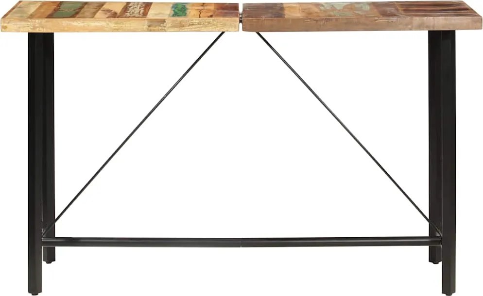 Barový stůl 180 x 70 x 107 cm masivní recyklované dřevo 286595