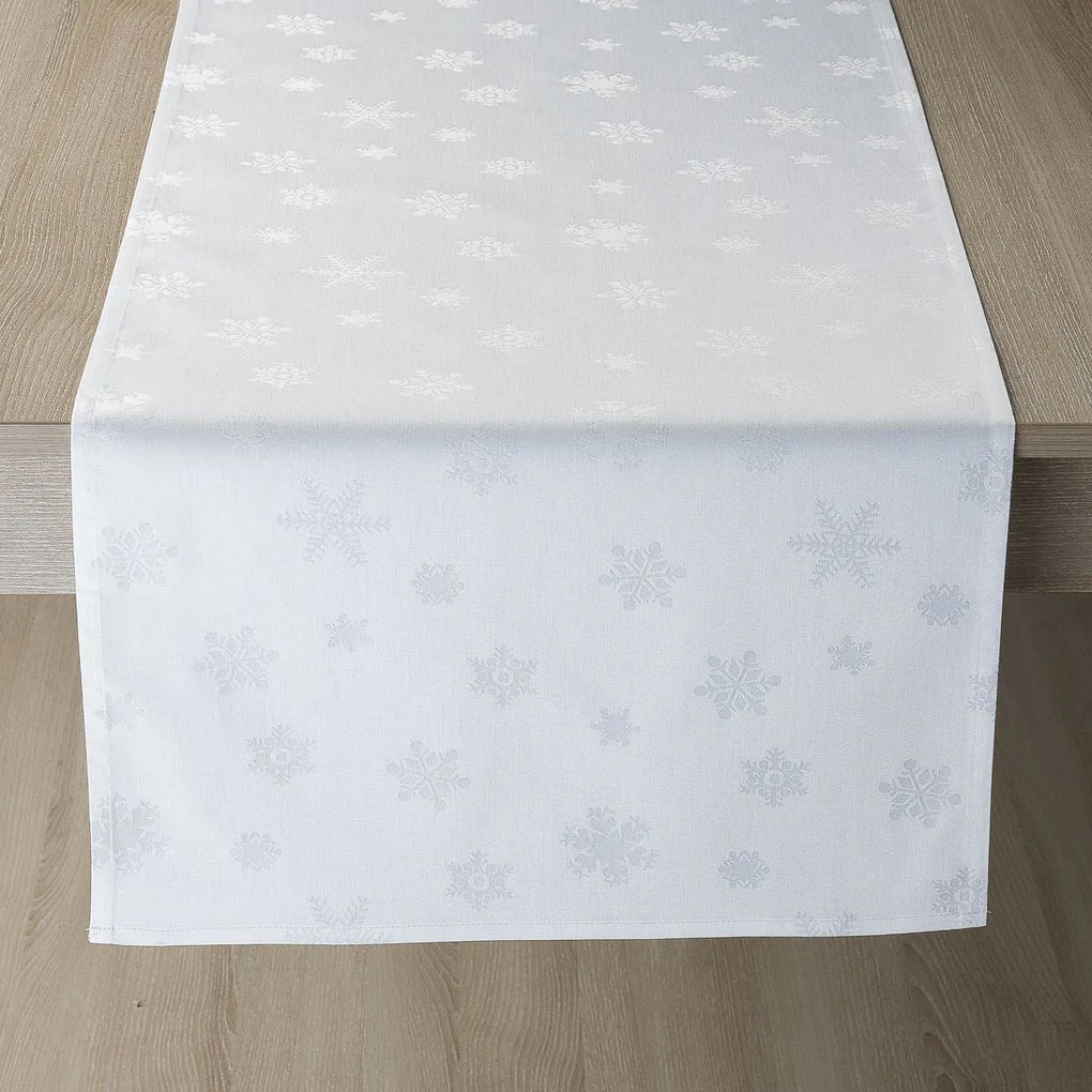 Ubrus Veba GARBO Vločky bílá Velikost: 80x80 cm