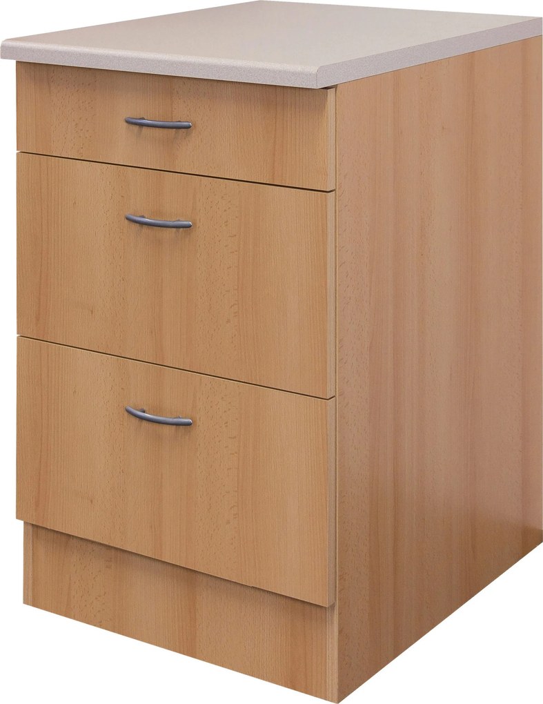 XXXLutz SPODNÍ SKŘÍŇKA SE ZÁSUVKAMI FlexWell - Online Only kuchyňské skříňky - 002539013823