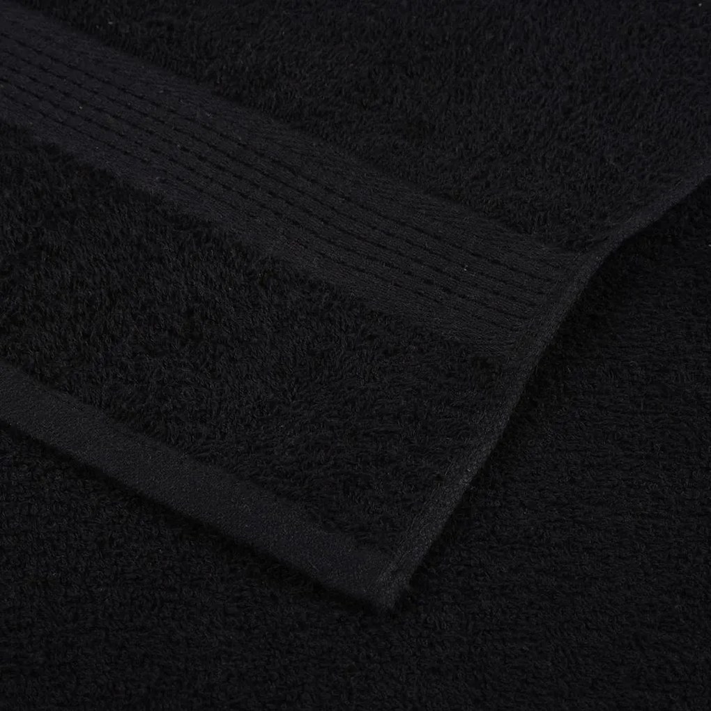 12dílná sada ručníků FROGN černá 360 g/m² 137107
