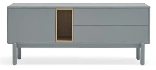 Modro-šedý TV stolek 140x56 cm Corvo – Teulat