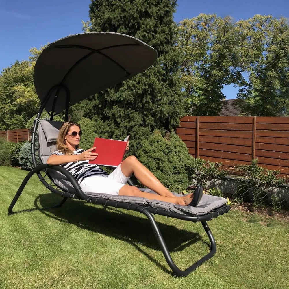 Relaxační lehátko Avenberg Francis - Šedá