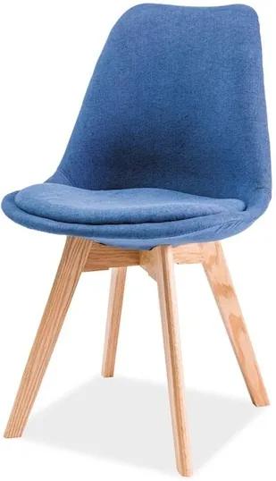 Jídelní židle Dior - dub/modrá