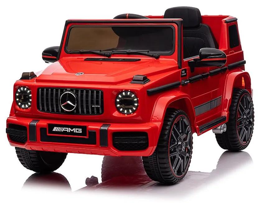 Elektrické autíčko Baby Mix Mercedes-Benz G63 AMG red Červená