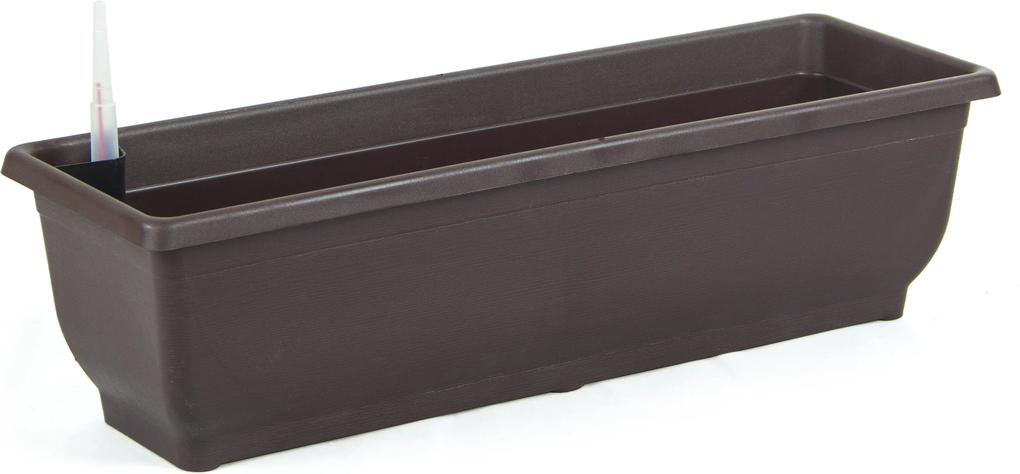 Dřevěný truhlík STATEK - dvojitá ochrana 55x23x18 cm