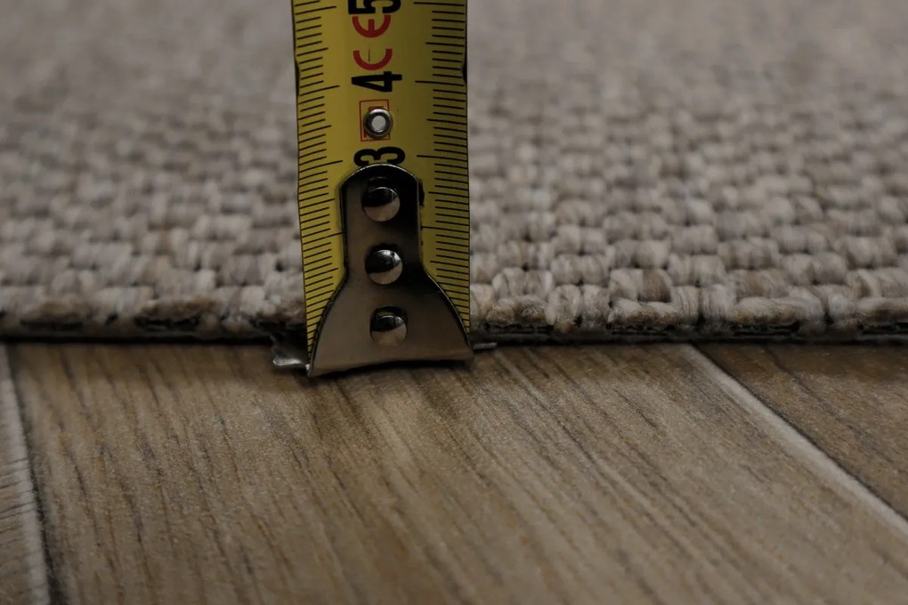 Vopi, Metrážový koberec Nature hnědý - neúčtujeme odřezky z role, na míru, šíře 2m,3m,4m, hnědá, filc, chodba / předsíň