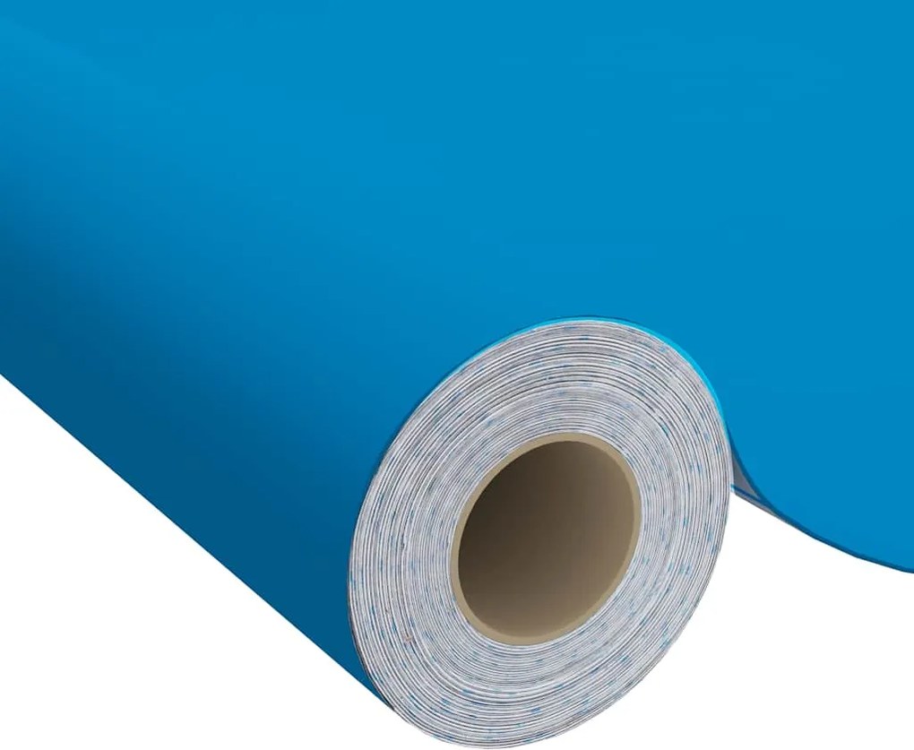 Samolepící tapety na nábytek 2 ks azurové 500 x 90 cm PVC 3059655