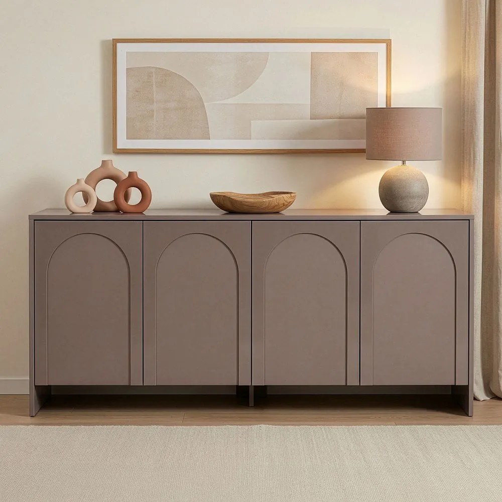 Taupe komoda 180x80x45 cm Arlen – Kalune Design