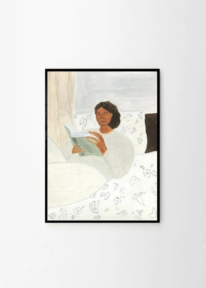 Plakát 50x70 cm Morning Read – Isabelle Vandeplassche – The Poster Club