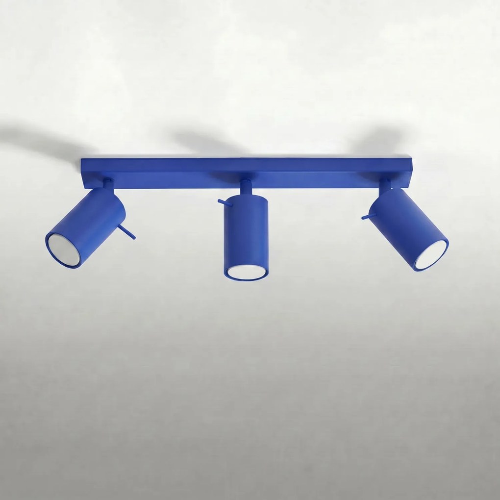Sollux Lighting Stropní svítidlo RING 3 ultramarínové