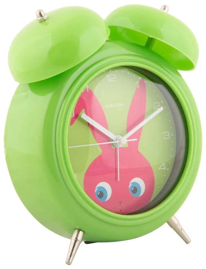 Dětský budík ø 15 cm Peekaboo Bunny – Karlsson