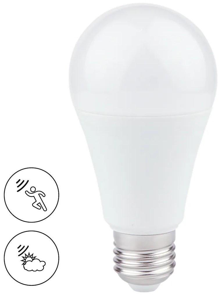 LED žárovka E27 teplá 3000k 6w 510 lm pohybový senzor