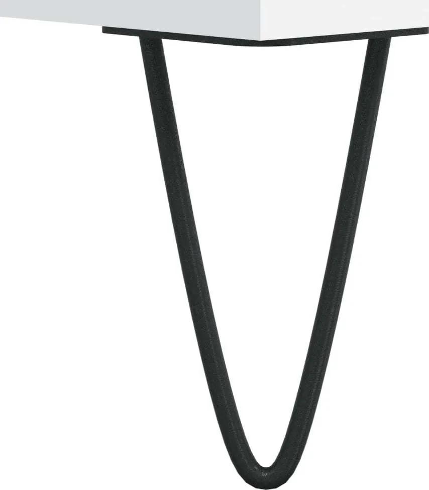 vidaXL Skříň highboard 69,5 x 31 x 115 cm kompozitní dřevo [828292] Barva: Černá