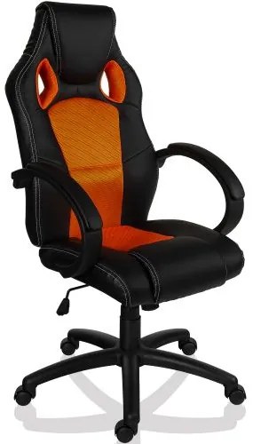 RACEMASTER® GS Series 9503 Otočná kancelářská židle ORANŽOVÁ