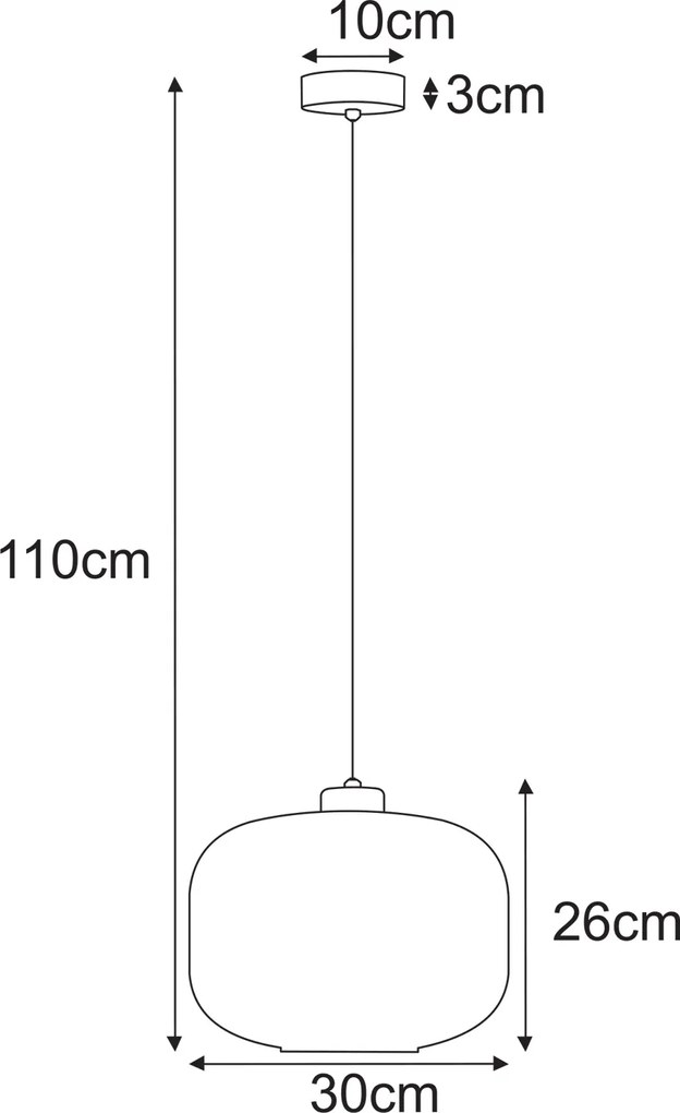 Lustr nad stůl Kaja SPARTA K-5641 bílé sklo 1xE27