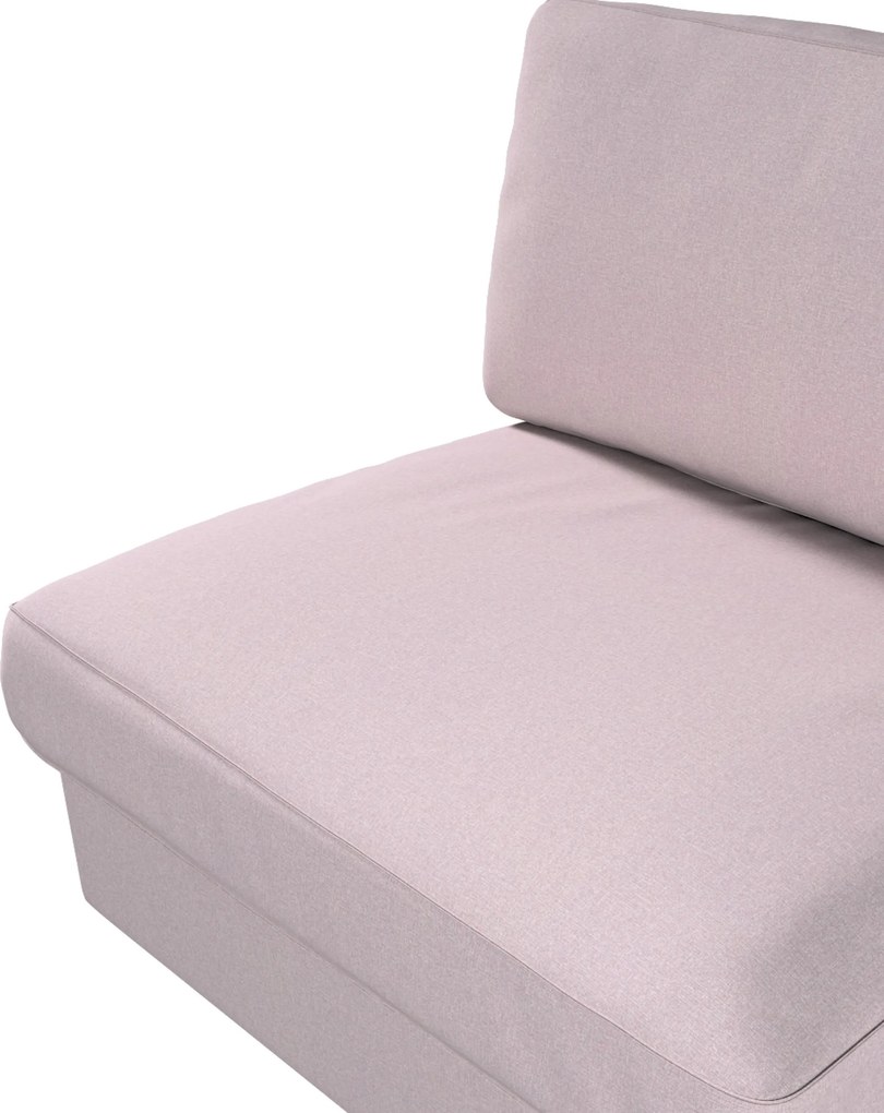 Potah na neskládací křeslo IKEA Kivik barva růžová látka pletený vzor