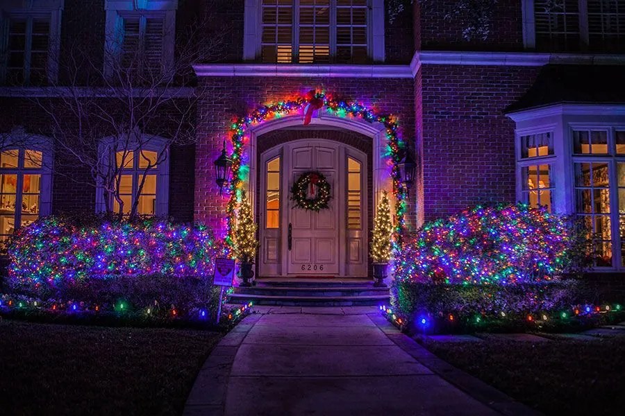 Vánoční světýlka venkovní FLASH multicolor 300 LED