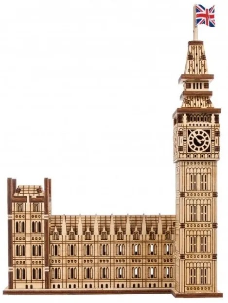 Ugears 3D dřevěné mechanické puzzle Big Ben