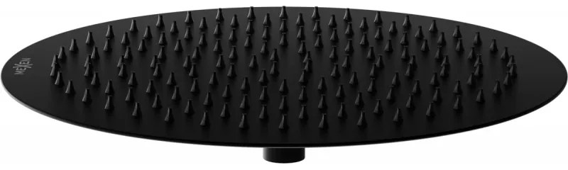 Mexen sprchová nerezová hlavice Round 30 cm, černá, 79230-70