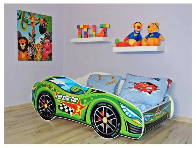 TopBeds dětská postel Racing zelený 160x80