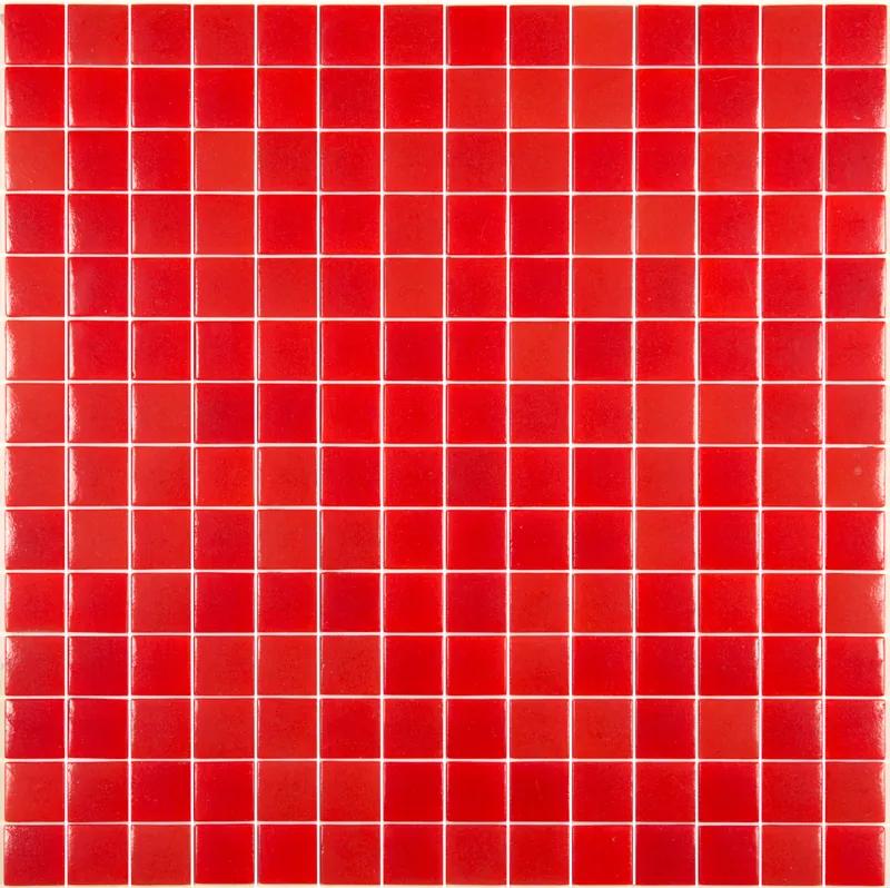 Hisbalit Obklad mozaika skleněná červená ROJO 2,5x2,5 (33,33x33,33) cm - 25ROJOLH