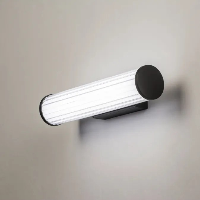 Nástěnné LED svítidlo nad zrcadlo do koupelny Zarra Black IP44