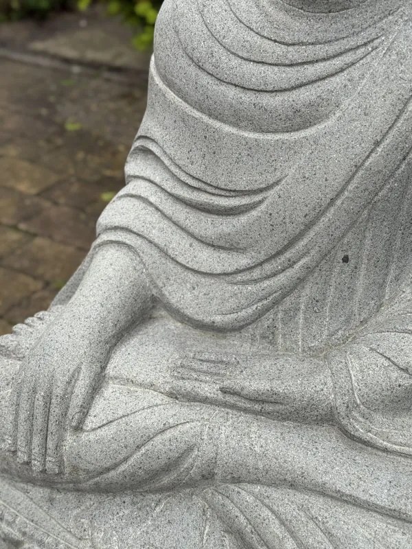 Socha Buddha tesaná, 60 a 80 cm, mudra osvícení 60 cm