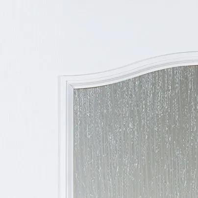 Doornite Socrates Interiérové dveře 70 L, 746 × 1983 mm, lakované, levé, bílé, prosklené
