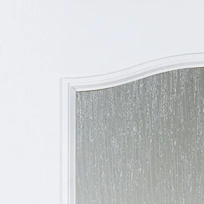 Doornite Socrates Interiérové dveře 70 P, 746 × 1983 mm, lakované, pravé, bílé, prosklené