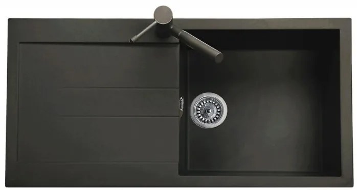 Set Sinks AMANDA 990 Metalblack+MIX 3P GR