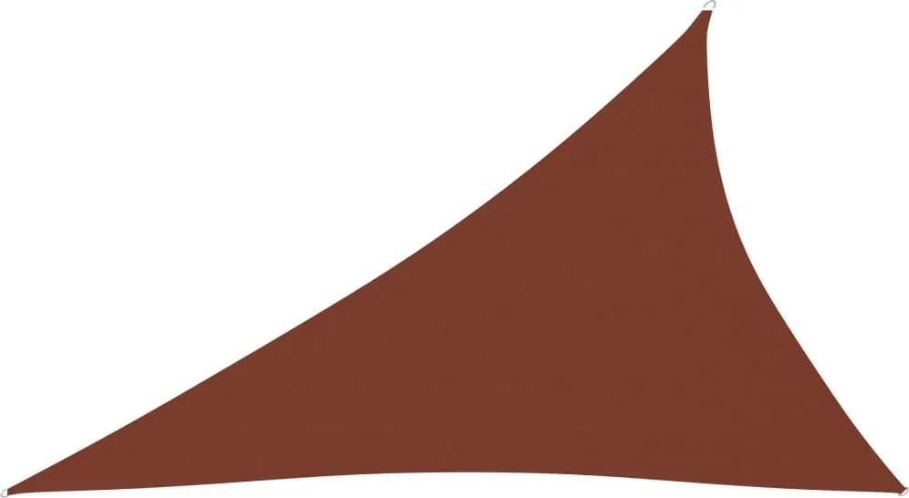 vidaXL Stínící plachta oxfordská látka trojúhelník 4x5x6,4 m [135184] Barva: krémová