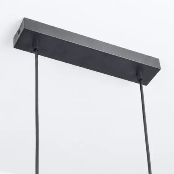 Brilagi - Lustr na lanku SELE 6xGU10/30W/230V černá/dekor dubu
