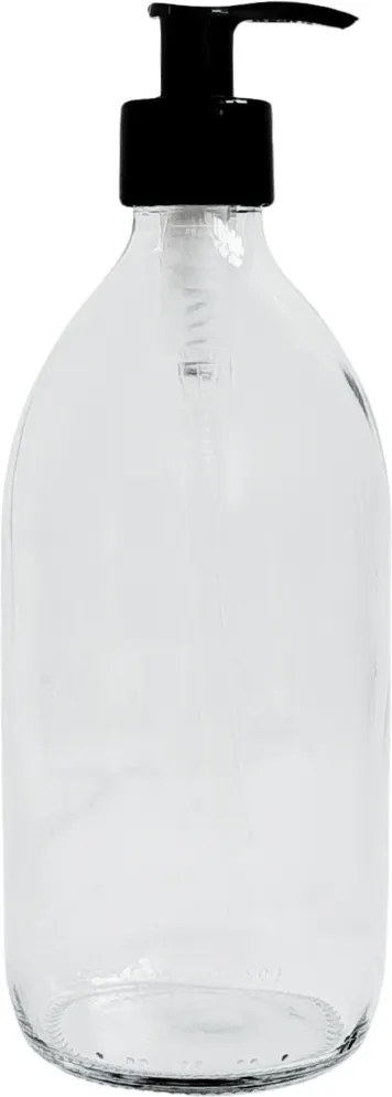 Dávkovač mýdla STELLA 540 ml s černým dávkovačem