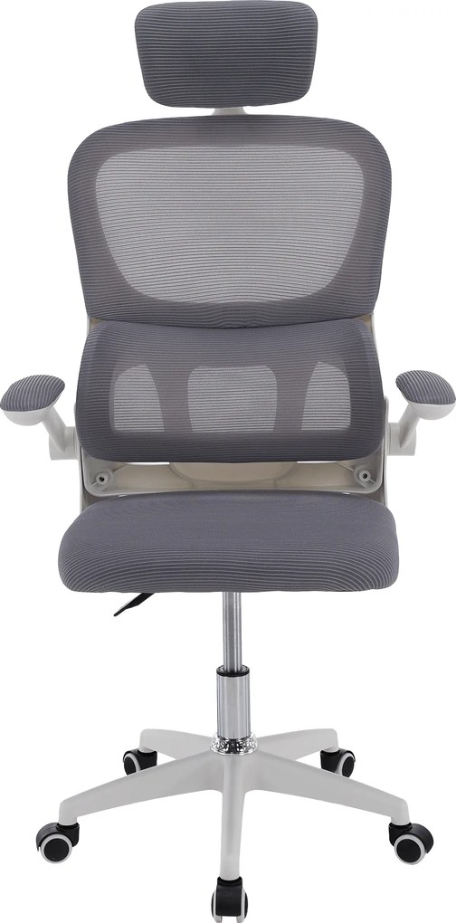 Ergonomická kancelářská židle IMPERIAL - šedá síťovina
