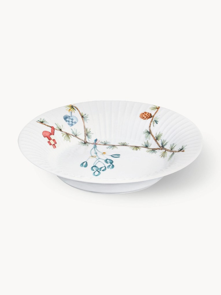 Sada ručně vyrobených porcelánových hlubokých talířů Hammershøi, 4 díly
