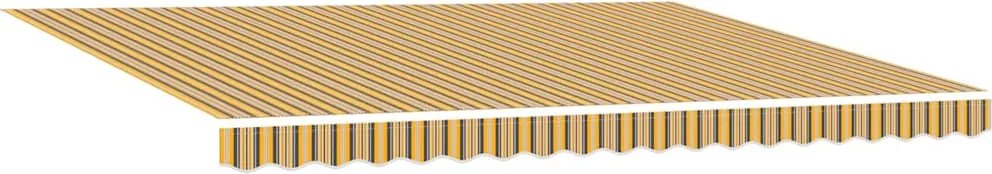 Stahovací markýza Vícebarevný 450 × 300 cm Látka a hliník 3330942