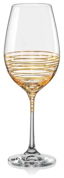 Crystalex sklenice na bílé víno Viola Spiral 350 ml 2 KS