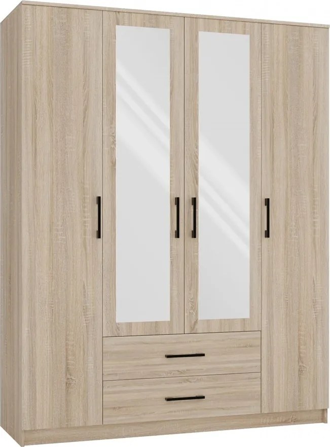 Skříň Romana 160x205L dub sonoma