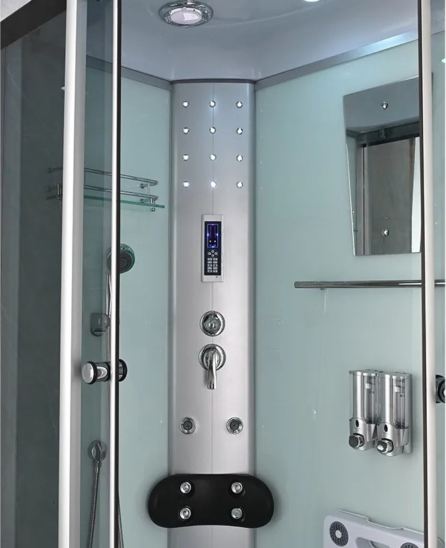 Terra Hydromasážní box WSH7106 LWS, 120x80 levý se saunou