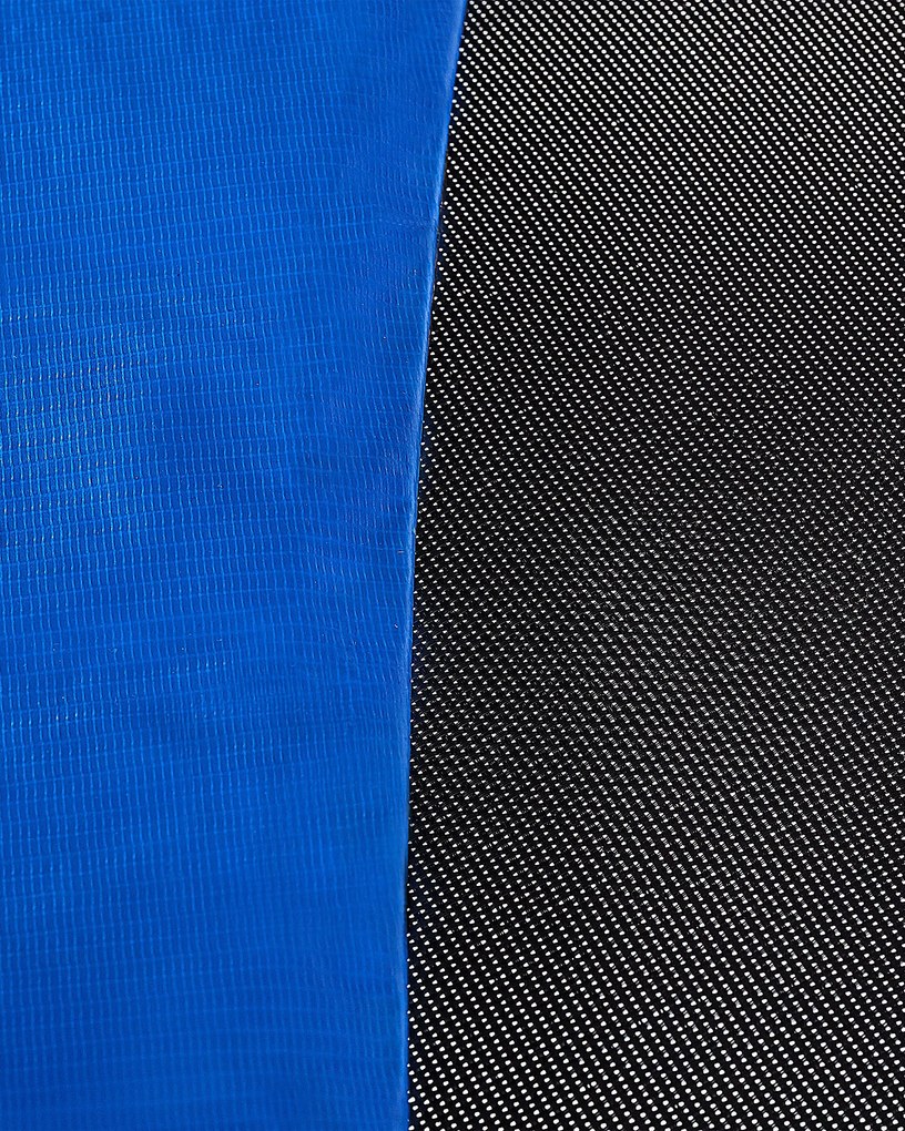 Trampolína s bezpečnostním krytem ⌀ 366 cm modrá RISATA Beliani