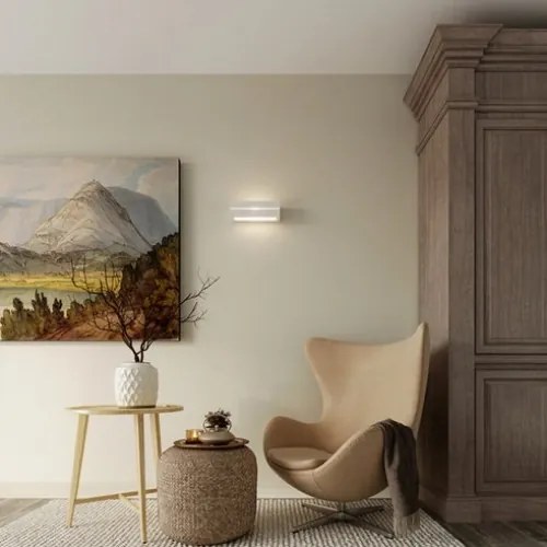 Nástěnné keramické svítidlo SOLLUX Vega line E27 1x60W bez zdroje SL.0231 bílá