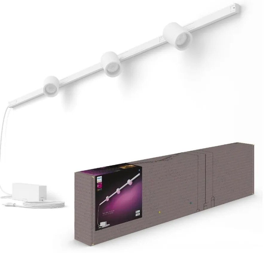 Philips-SADA 3xLED RGB Stmívatelné svítidlo do lištového systému Hue LED RGB/15,6W/230V